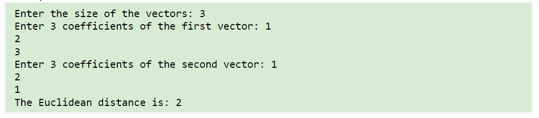 Solved Given two vectors of length N that are represented | Chegg.com