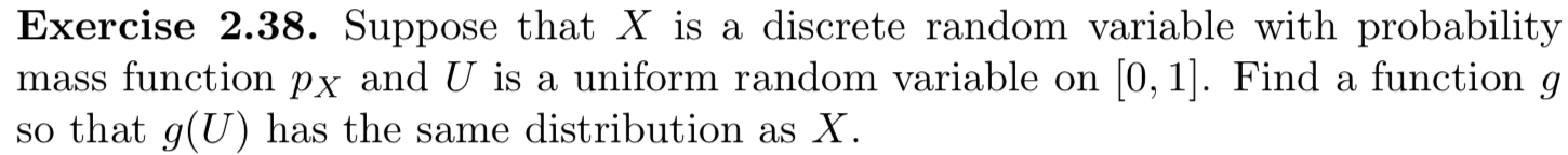 Solved Exercise 238 Suppose That X Is A Discrete Random 5020