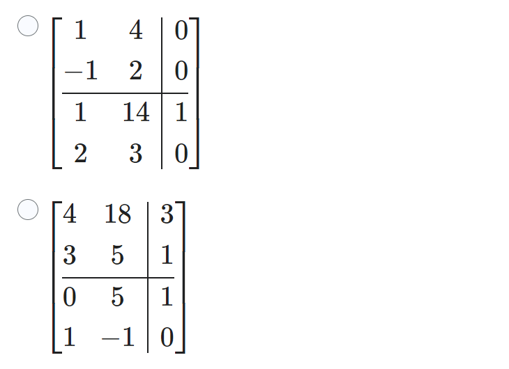 1−112421430010⎦⎤ ⎣⎡43011855−13110⎦⎤ | Chegg.com