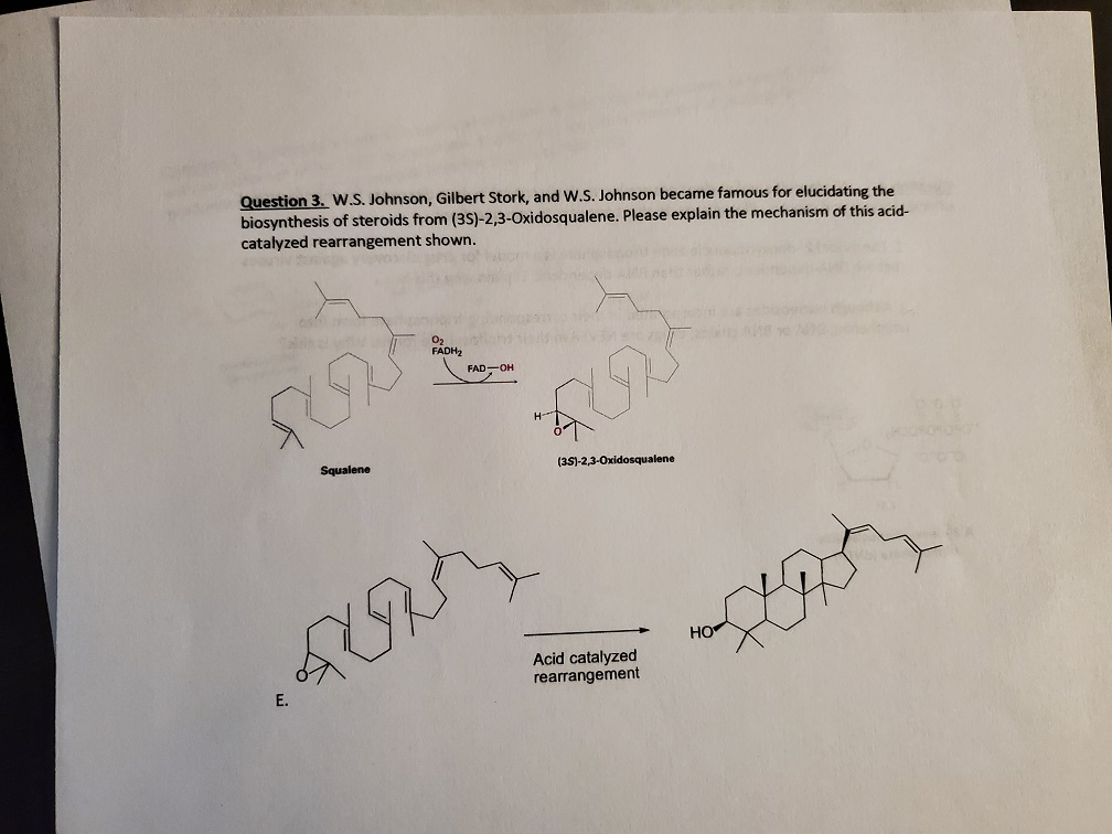 Solved Question 3. W.S. Johnson, Gilbert Stork, and W.S. | Chegg.com