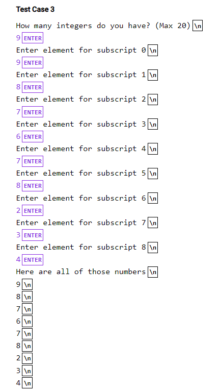 Solved 7 points Ask the user how many integers that he/she | Chegg.com