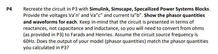 Solved Recreate the circuit in P3 with Simulink, Simscape, | Chegg.com