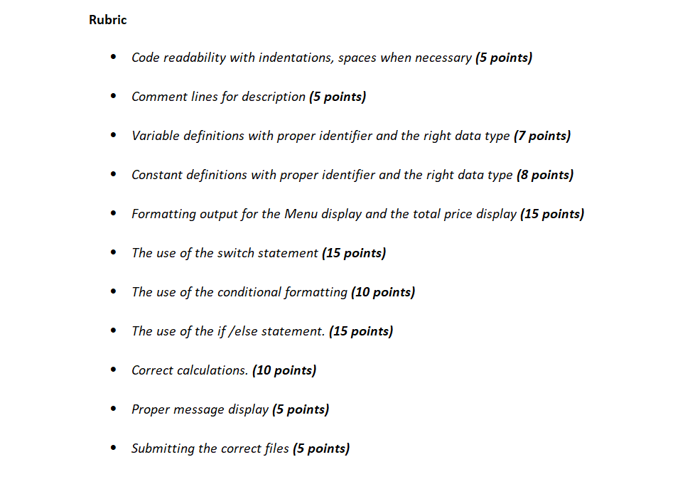 Solved Assignment #2 - Grocery Shopping: Write a C++ program | Chegg.com