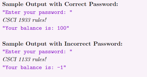 Solved public BankAccount (String initName, String initPass, | Chegg.com