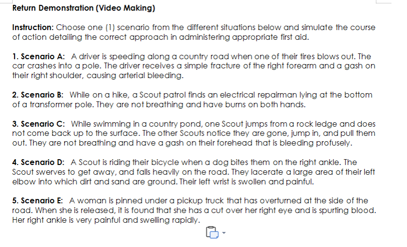 Return Demonstration Video Making | Question And Answer