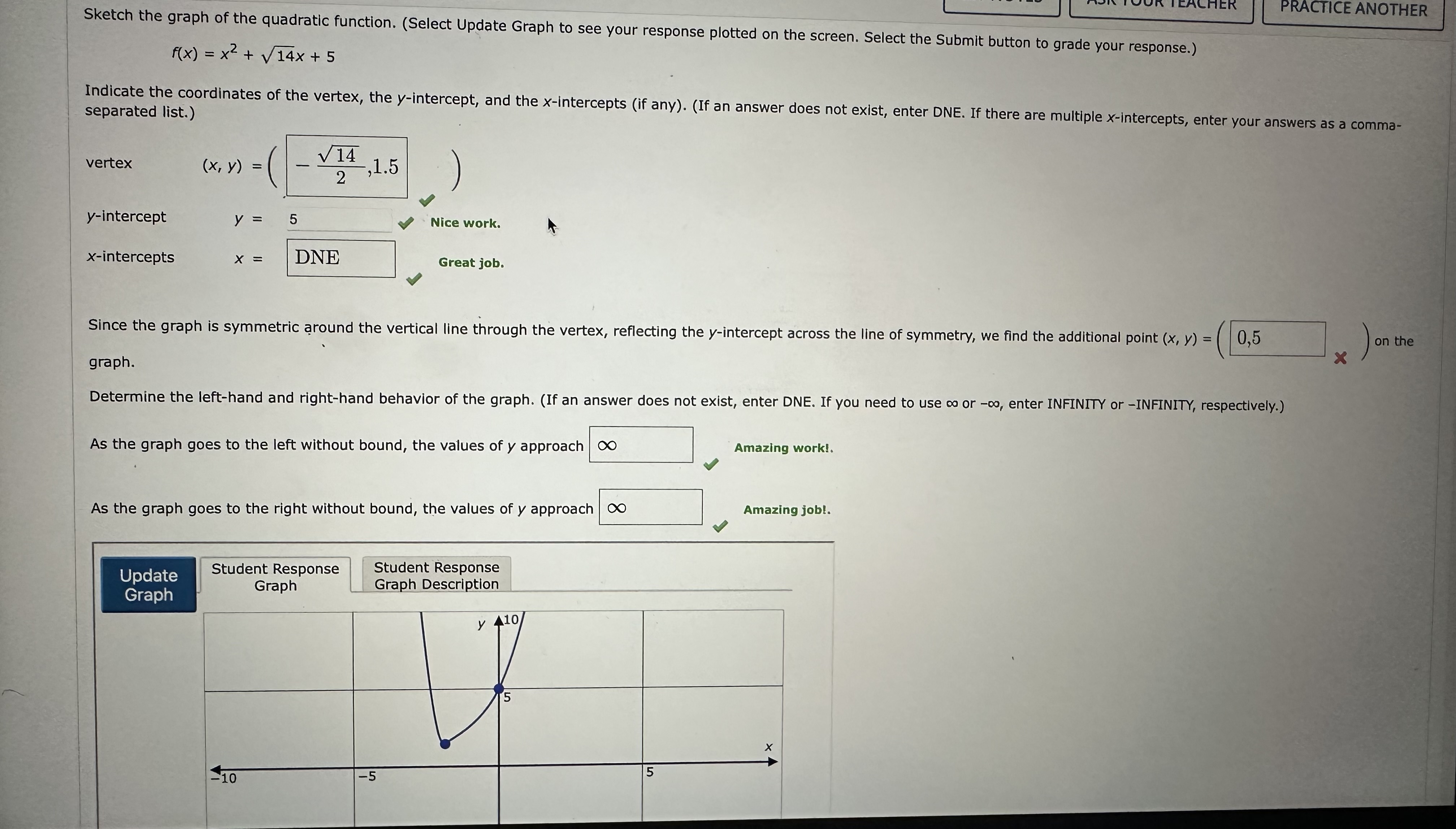 Solved I just need help correctly solving the, “Since the | Chegg.com