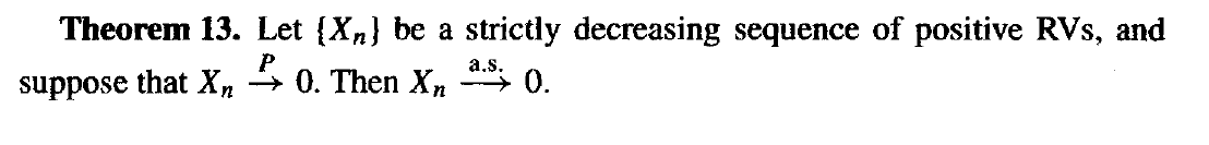 Solved Theorem 13. Let {Xn} be a strictly decreasing | Chegg.com