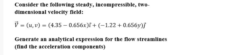 Solved Consider the following steady, incompressible, two- | Chegg.com
