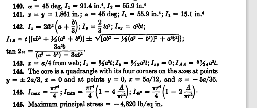 Solved 142. A cross section of Z shape has dimensions a, a, | Chegg.com