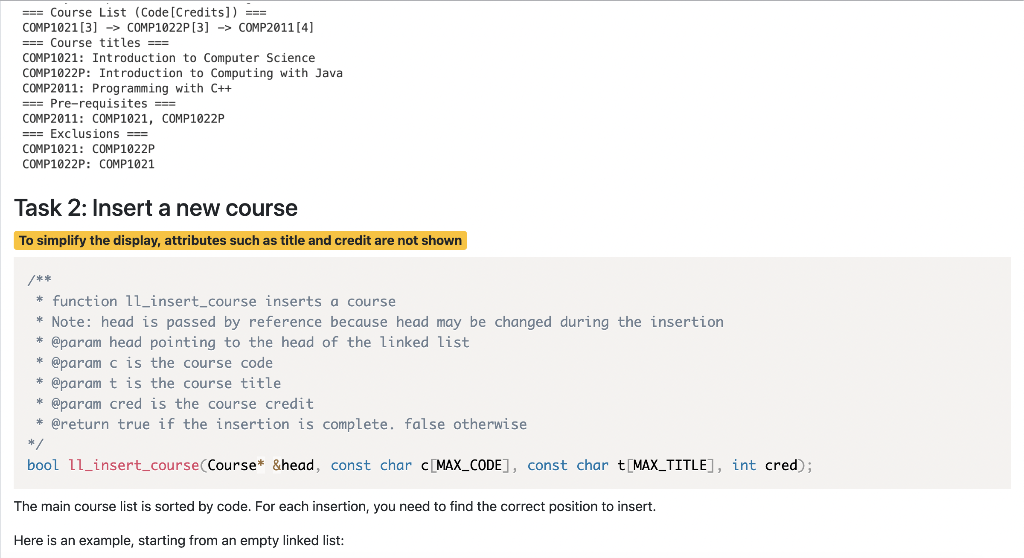 Solved Conp2011 pA3: course management system This course | Chegg.com