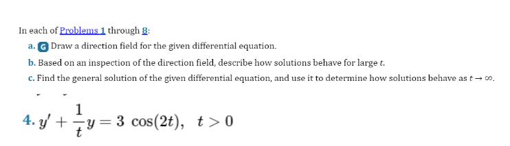 Solved In each of Problems 1 ﻿through 8? ﻿:a. ﻿G Draw a | Chegg.com