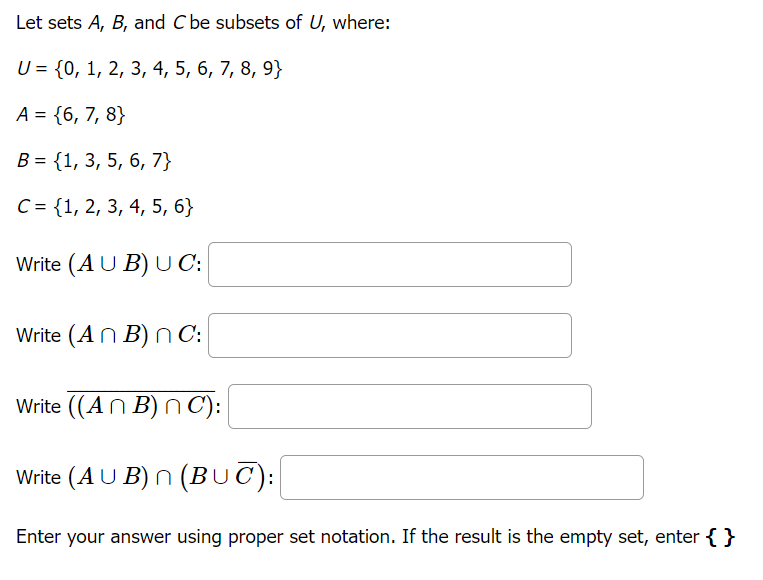 Solved Can you please enter the answer using the proper | Chegg.com