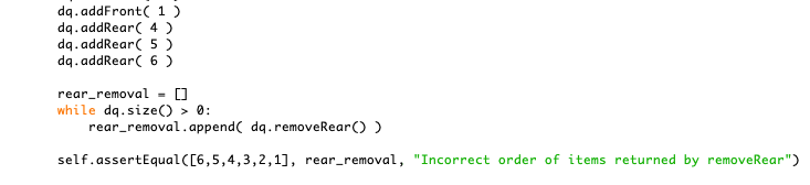Problem 4 (20 points) Implement a deque abstract data | Chegg.com
