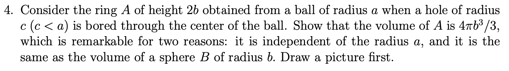Solved 4. Consider the ring A of height 2b obtained from a | Chegg.com