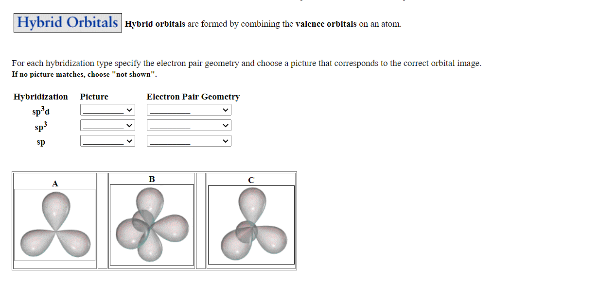 Solved A. What is the hybridization of the central atom in | Chegg.com