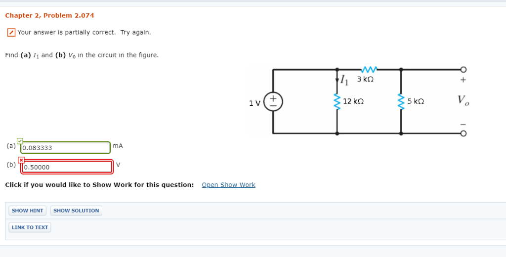 Solved Chapter 2 Problem 2 074 Your Answer Is Partially