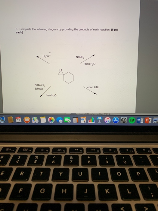 Solved 3.) Complete the following diagram by providing the | Chegg.com