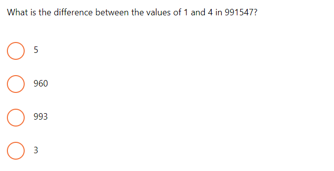 Solved What is the difference between the values of 1 and 4 | Chegg.com