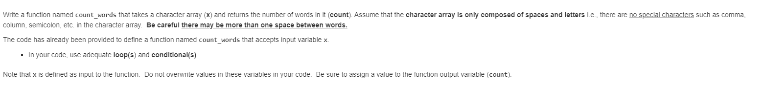 Solved Write A Function Named Countwords That Takes A 5654