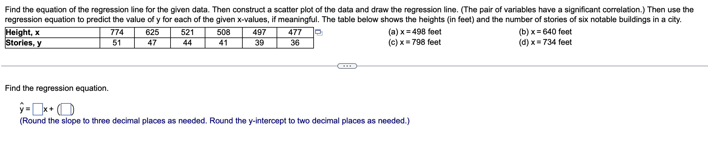 Solved \\\\table[[Height, | Chegg.com