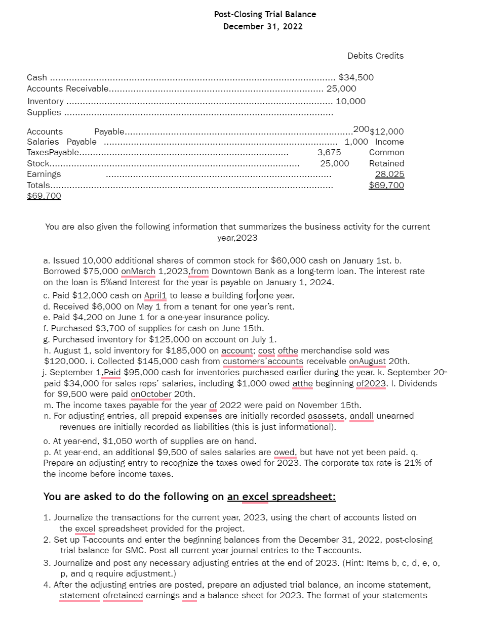 Solved Course Project FINANCIAL ACCOUNTING As arecently | Chegg.com