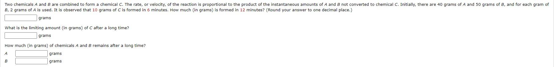 Solved B,2 grams of A is used. It is observed that 10 grams | Chegg.com
