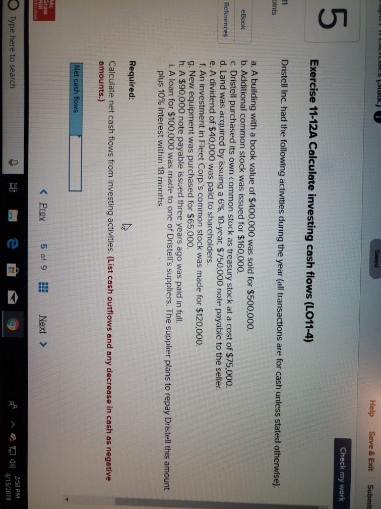 Solved Help Save & Exit Submit Check my work 5 Exercise | Chegg.com Solved Help Save & Exit Submit Check my work 5 Exercise | Chegg.com