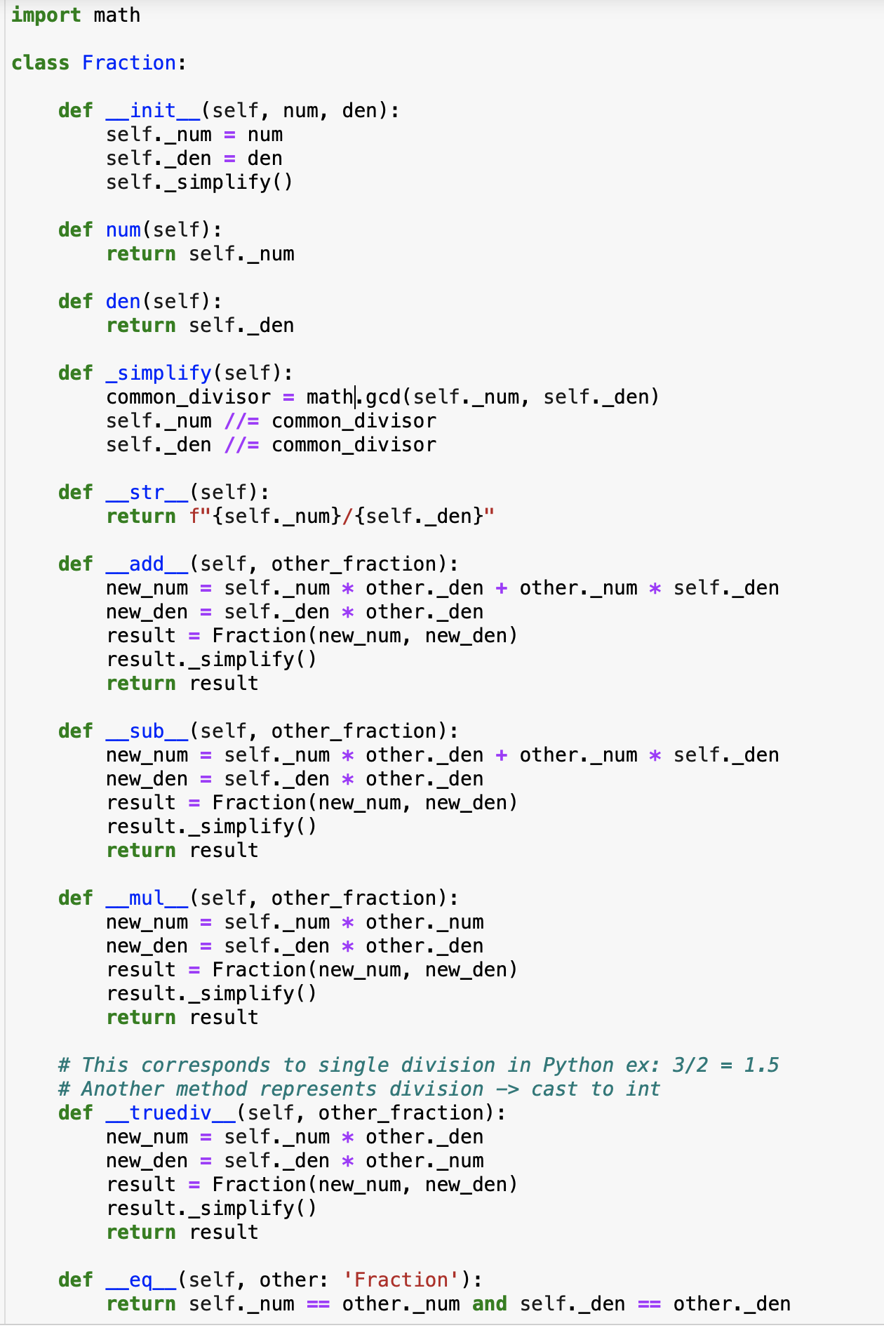 Solved In order for this to work we cannot have a fraction | Chegg.com