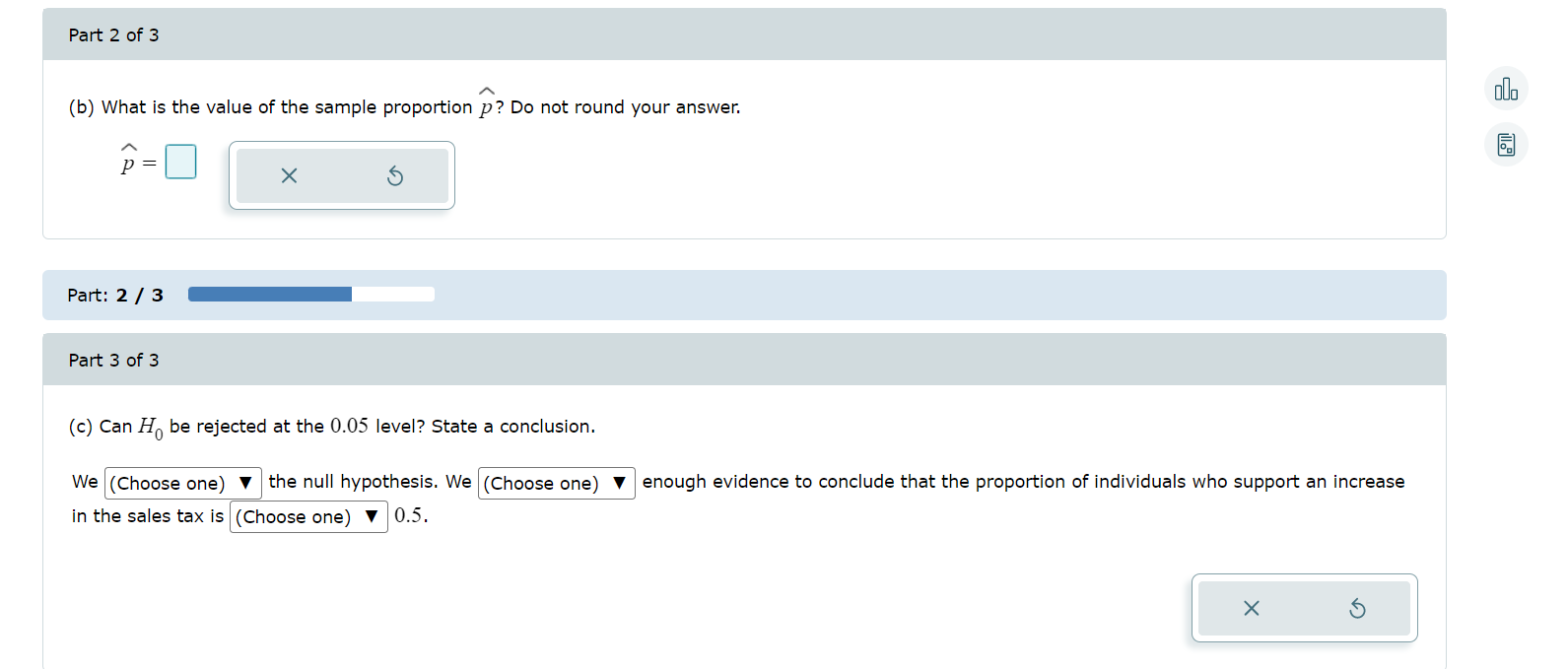 Solved Interpret calculator display: In a recent poll, | Chegg.com