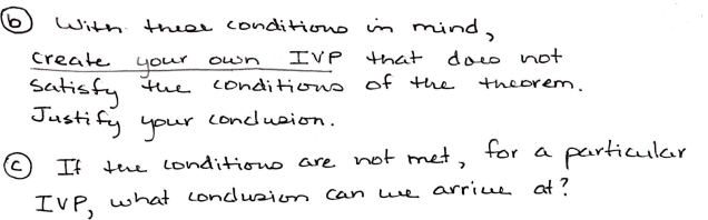 Solved Exercise II: We also discussed conditiono that will | Chegg.com