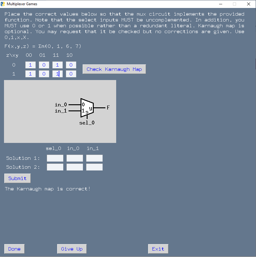 Solved Place the correct values below so that the mux | Chegg.com