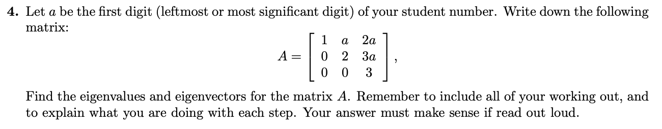 Solved 4. Let a be the first digit (leftmost or most | Chegg.com