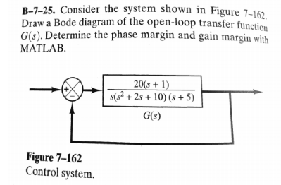 Solved pls share matlab code B-7-25. ﻿Consider the system | Chegg.com