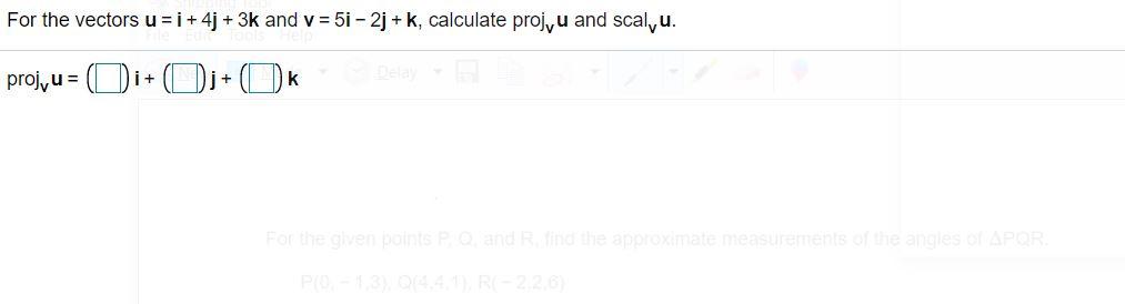 Solved For the vectors u = i +43 + 3k and v = 5i - 23 + k, | Chegg.com