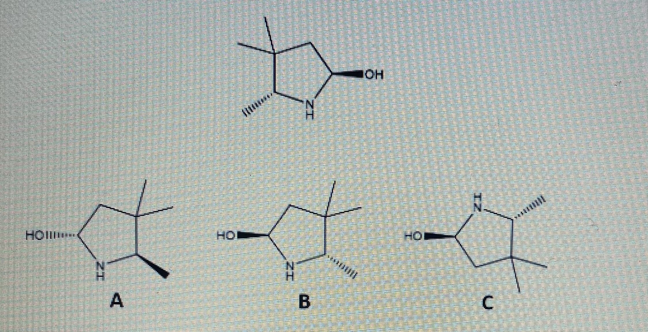 Solved Which molecule represents a correct flip of the | Chegg.com