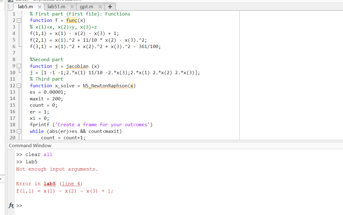 Solved I'm tyring to use Jacobian's method to solve | Chegg.com