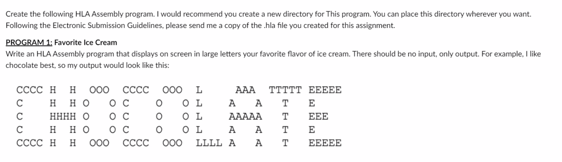 Solved Create the following HLA Assembly program. I would | Chegg.com