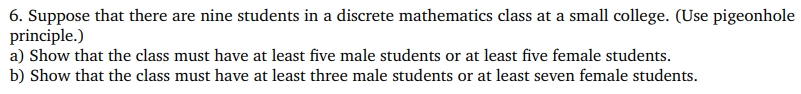Solved Suppose that there are nine students in a discrete | Chegg.com