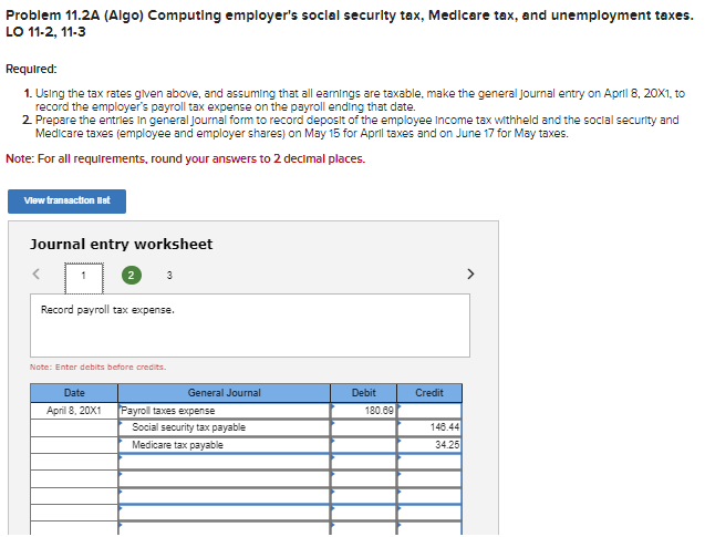 Solved Requlred Informetion SB Problem 11.2A (Algo) and | Chegg.com