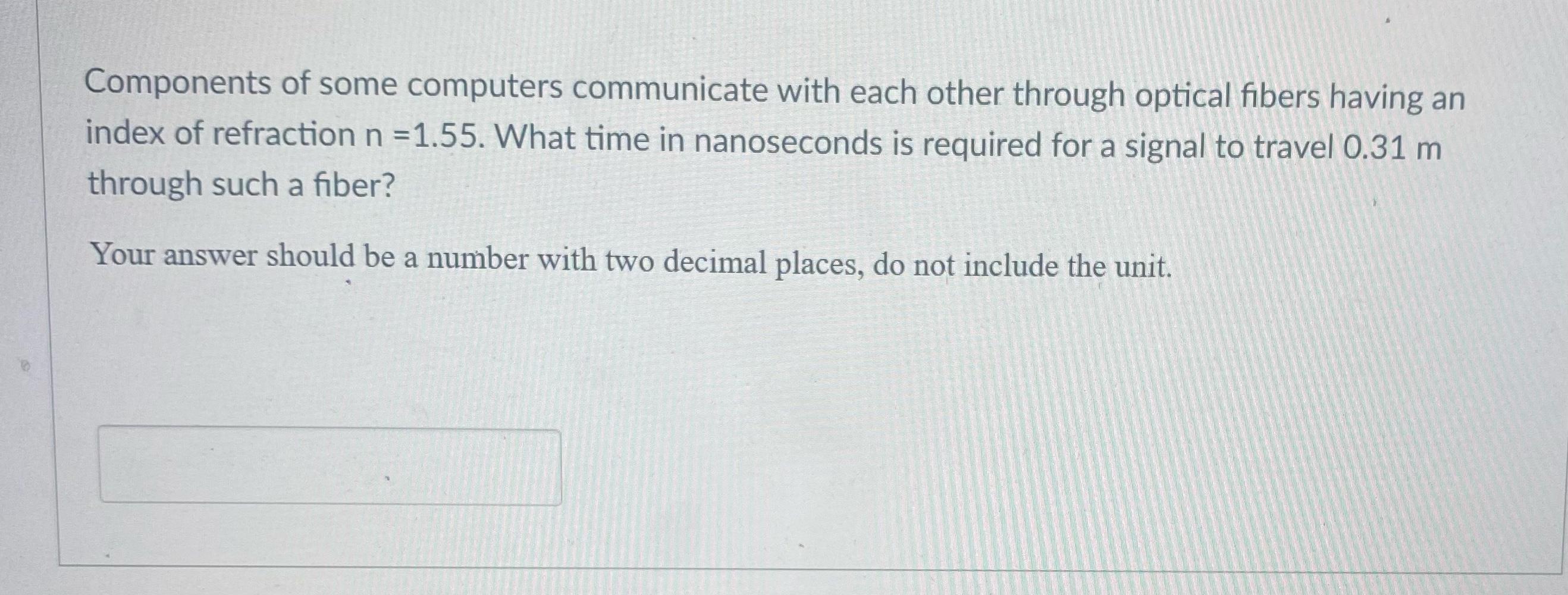 Solved Components of some computers communicate with each | Chegg.com