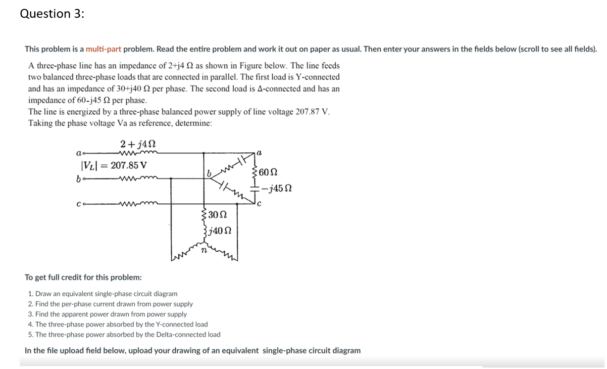 Solved Question 3: This problem is a multi-part problem. | Chegg.com