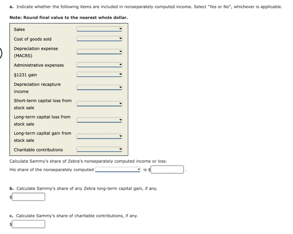 Solved Problem 12-23 (Algorithmic) (LO. 5, 6) Zebra, Inc., a | Chegg.com