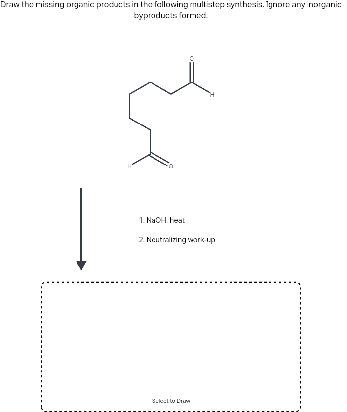 Solved Draw the missing organic products in the following | Chegg.com