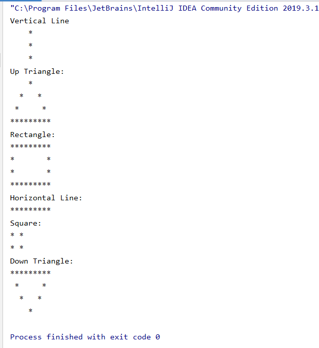 Solved Primary Shapes For this project, create a Java | Chegg.com