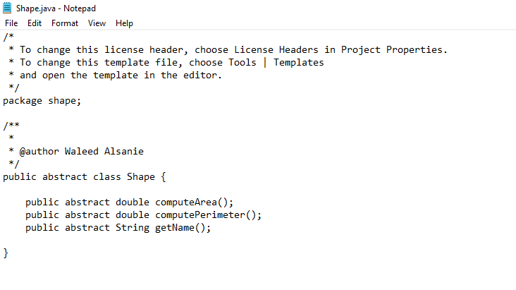 shapes.txt - Notepad File Edit Format View Help | Chegg.com