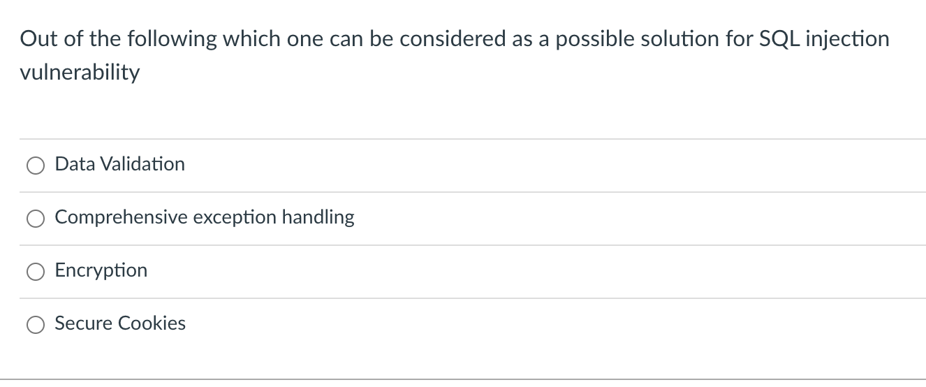 Solved Secure Programming And Penetration Testing Question 