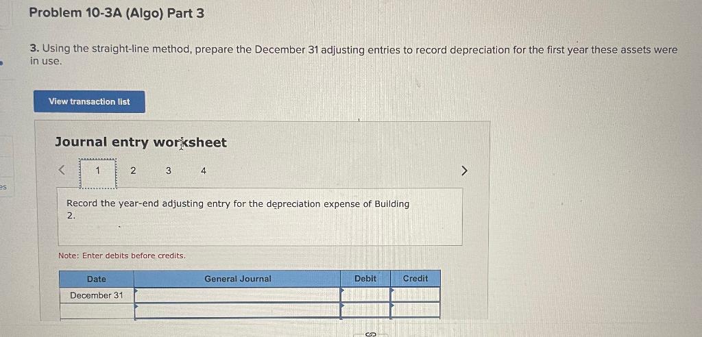 Solved Problem 10-3A (Algo) Asset cost allocation; | Chegg.com