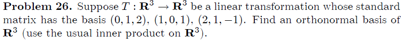 Solved Problem 26. Suppose T:R3→R3 be a linear | Chegg.com