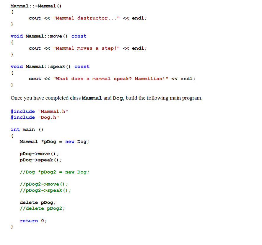 Solved Lab 12 Polymorphism Objective: After completion of | Chegg.com Solved Lab 12 Polymorphism Objective: After completion of | Chegg.com