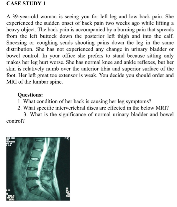 Solved CASE STUDY 1 A 39-year-old woman is seeing you for | Chegg.com
